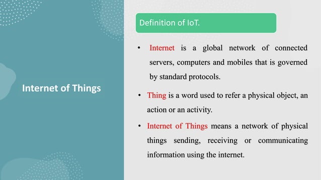 Overview of IoT (JNTUK - UNIT 1) | PPTX