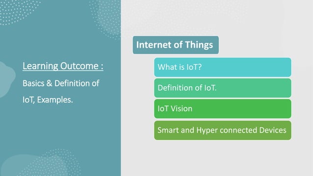 Overview of IoT (JNTUK - UNIT 1) | PPTX