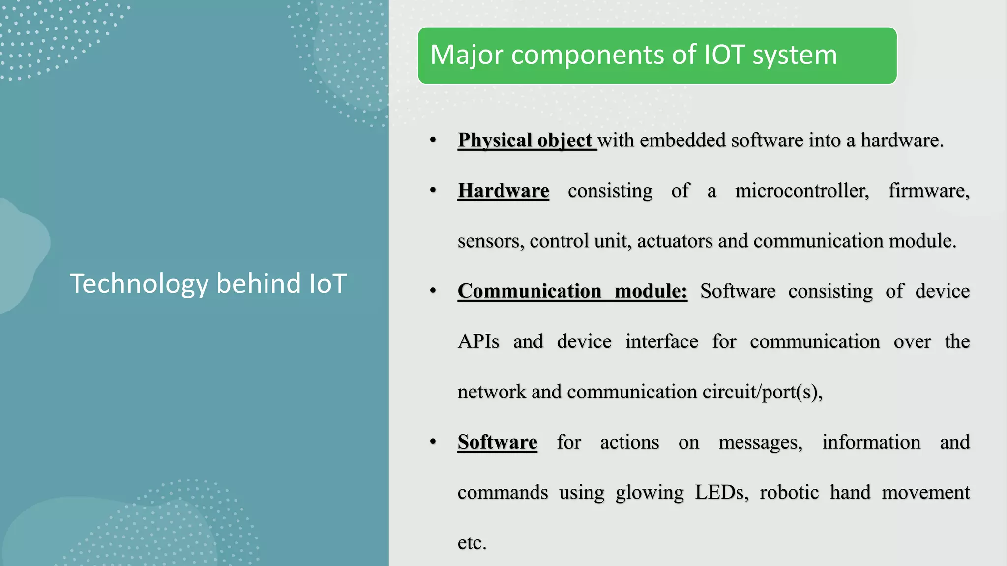 Technology Behind IoT (JNTUK - Unit - 1) | PPTX