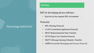 Technology Behind IoT (JNTUK - Unit - 1) | PPTX