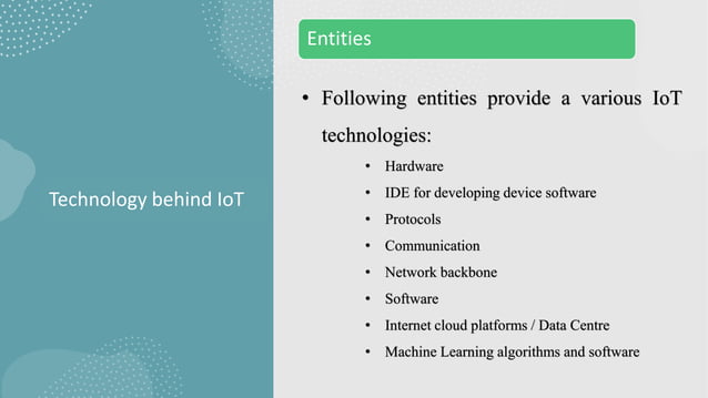 Technology Behind IoT (JNTUK - Unit - 1) | PPTX