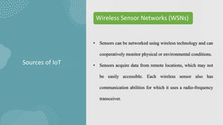 Sources of IoT (JNTUK - UNIT 1) | PPTX