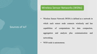 Sources of IoT (JNTUK - UNIT 1) | PPTX