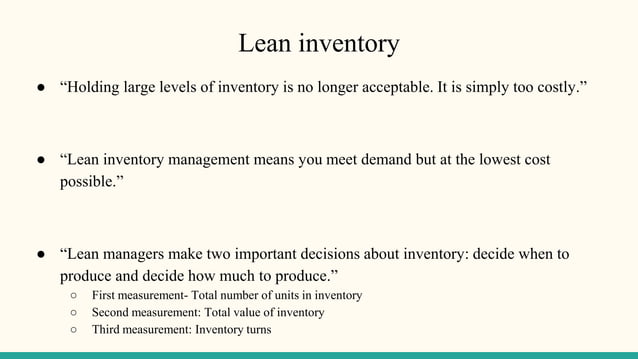 Lean foundations | PPT