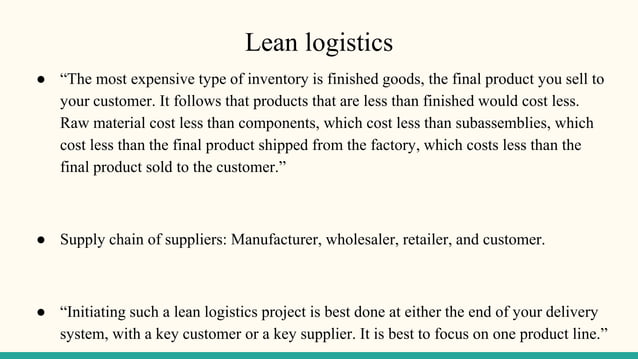Lean foundations | PPT