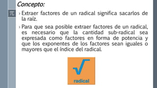 U2 06 extraccion de factores | PPT