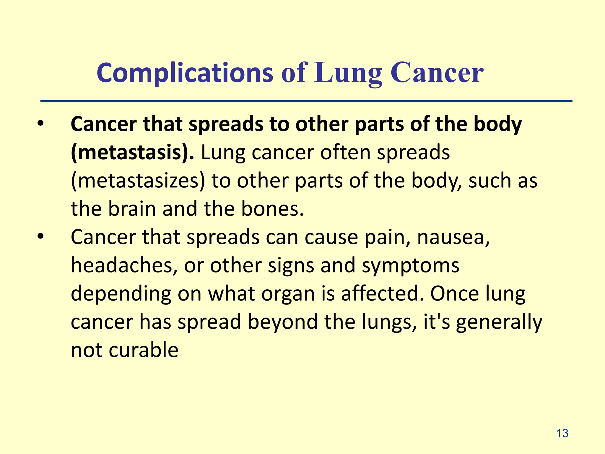Lung cancer - definition, causes, symptoms, diagnosis, treatment ...
