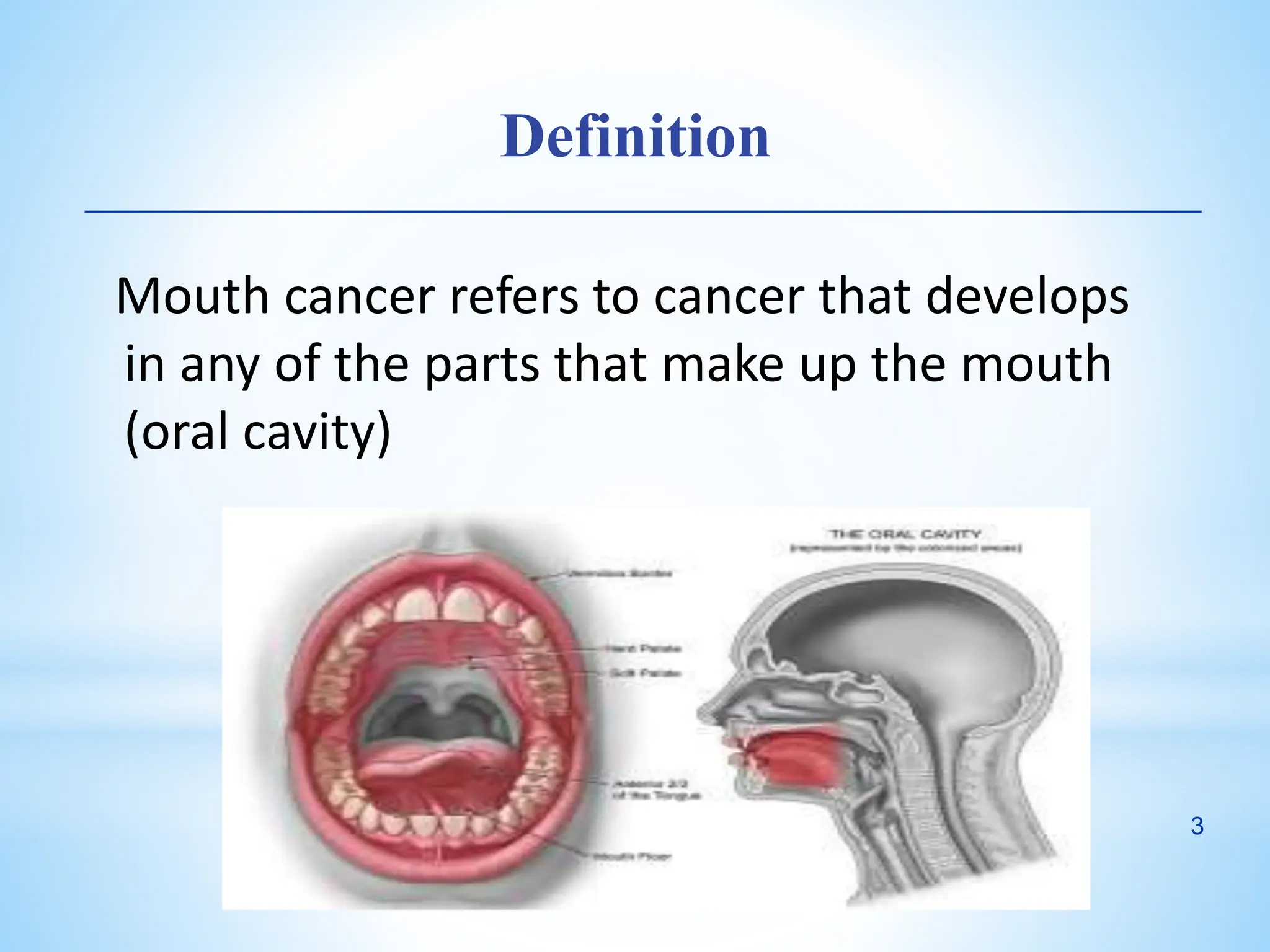 Oral cancer - definition, causes, risks, symptoms, diagnosis and ...
