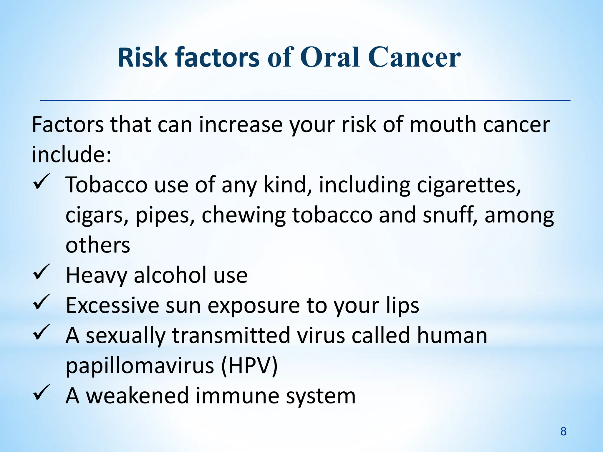 Oral cancer - definition, causes, risks, symptoms, diagnosis and ...