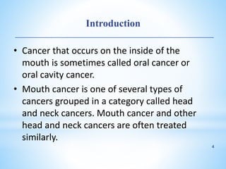 Oral cancer - definition, causes, risks, symptoms, diagnosis and ...