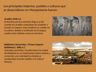 U2. Mundo antiguo, Mesopotamia y Egipto (AHAC) | PPTX
