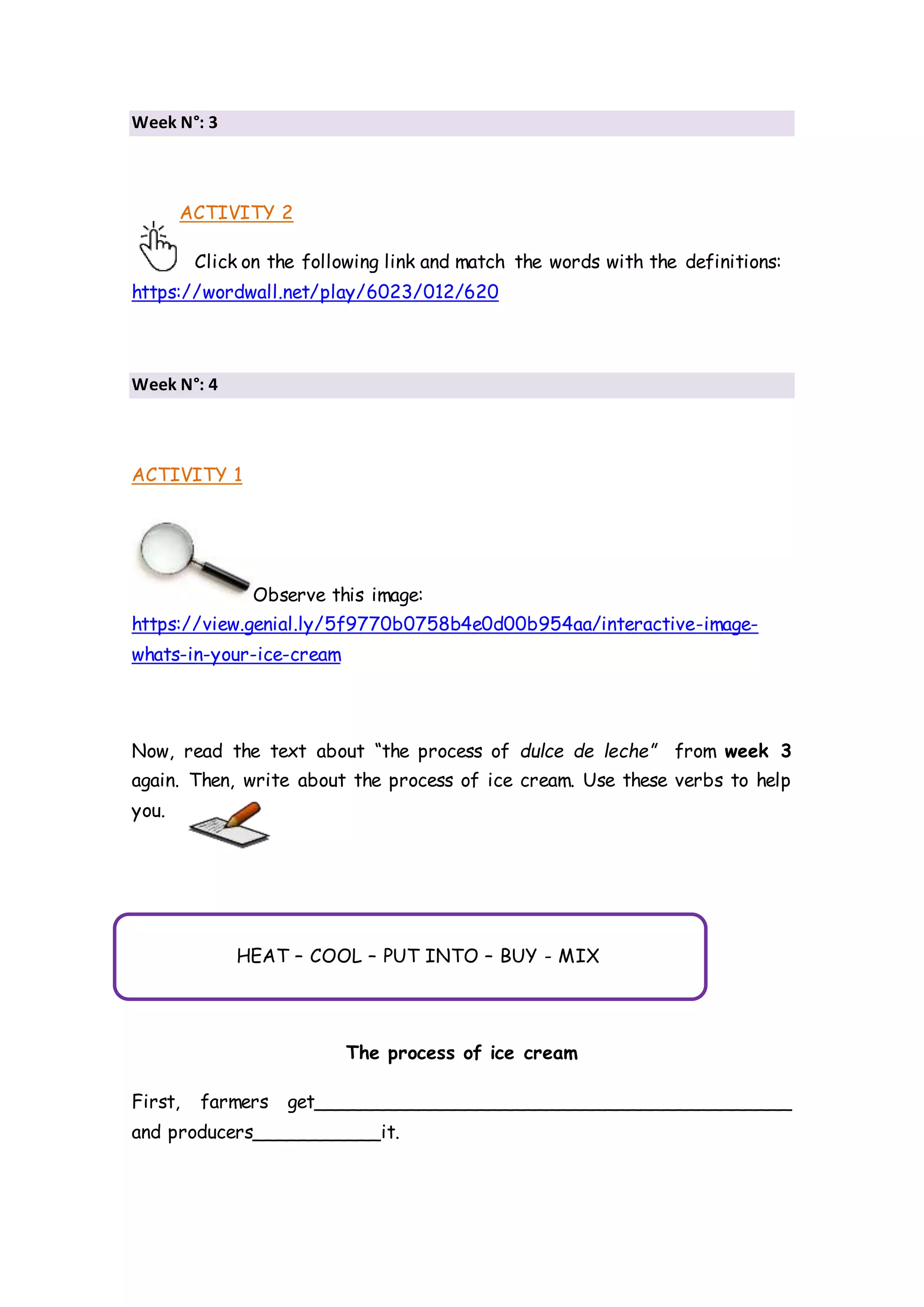 U2 adapted activities | DOCX