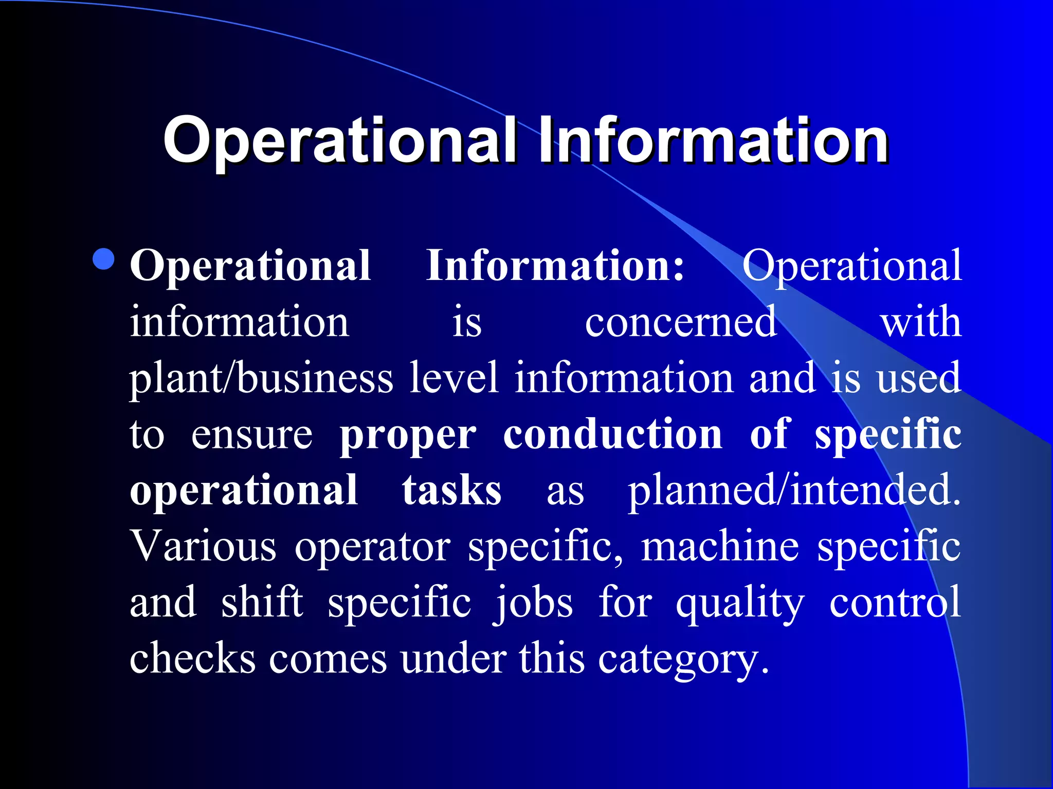 Development of MIS: Information requirement, Designing of MIS ...