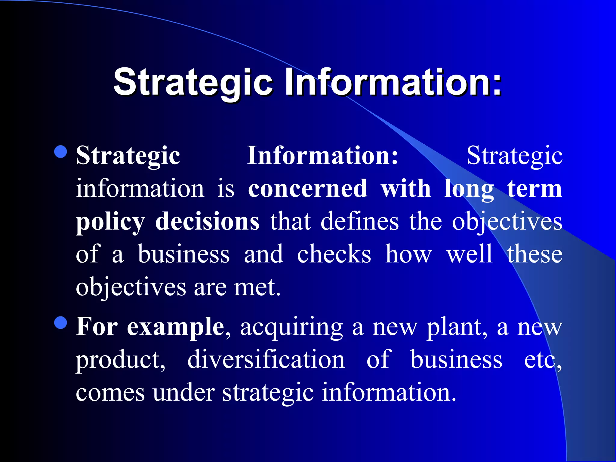 Development of MIS: Information requirement, Designing of MIS ...