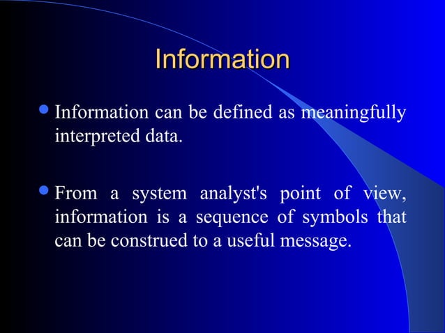 Development of MIS: Information requirement, Designing of MIS ...