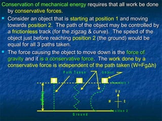 Grade 11 U2 L5B Cons and Non-Cons Forces | PPT