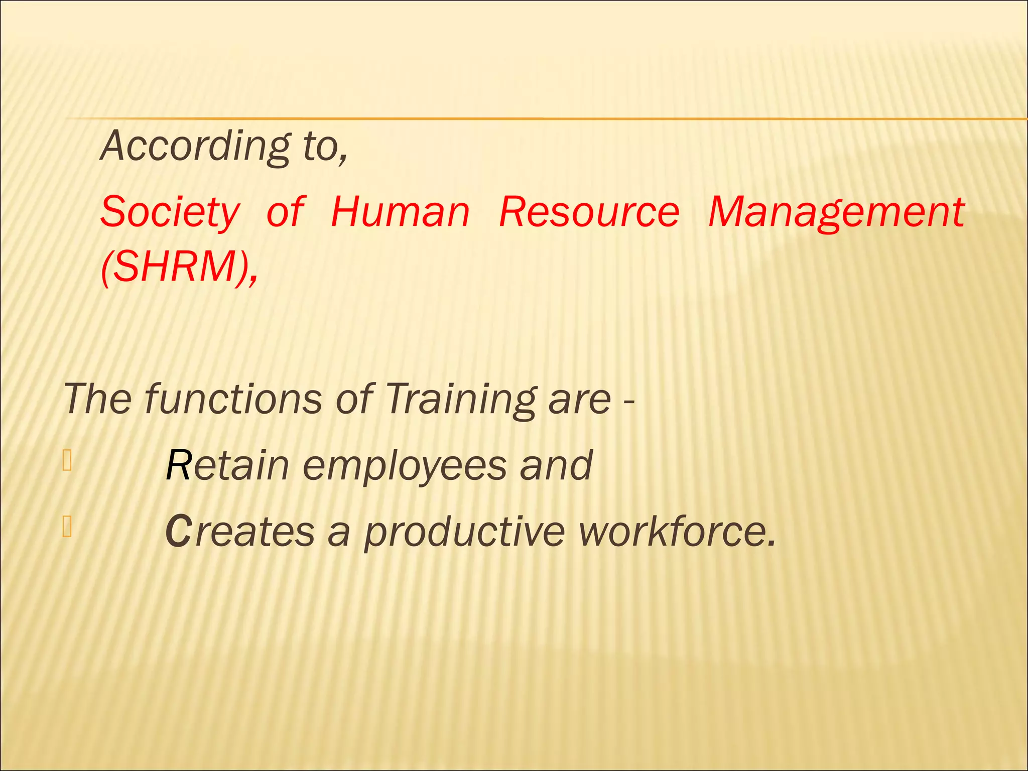 Training Functions, Training Needs Assessment, Action Research ...