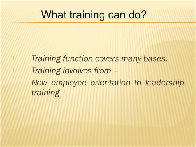 Training Functions, Training Needs Assessment, Action Research ...