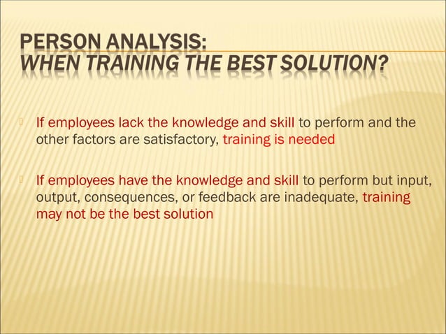 Training Functions, Training Needs Assessment, Action Research ...