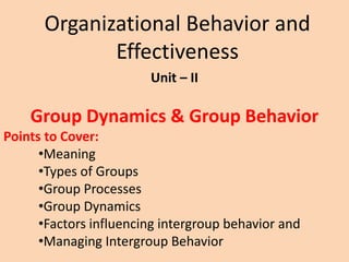 Group Behavior – Meaning, Types of Groups, Group Process, Group ...