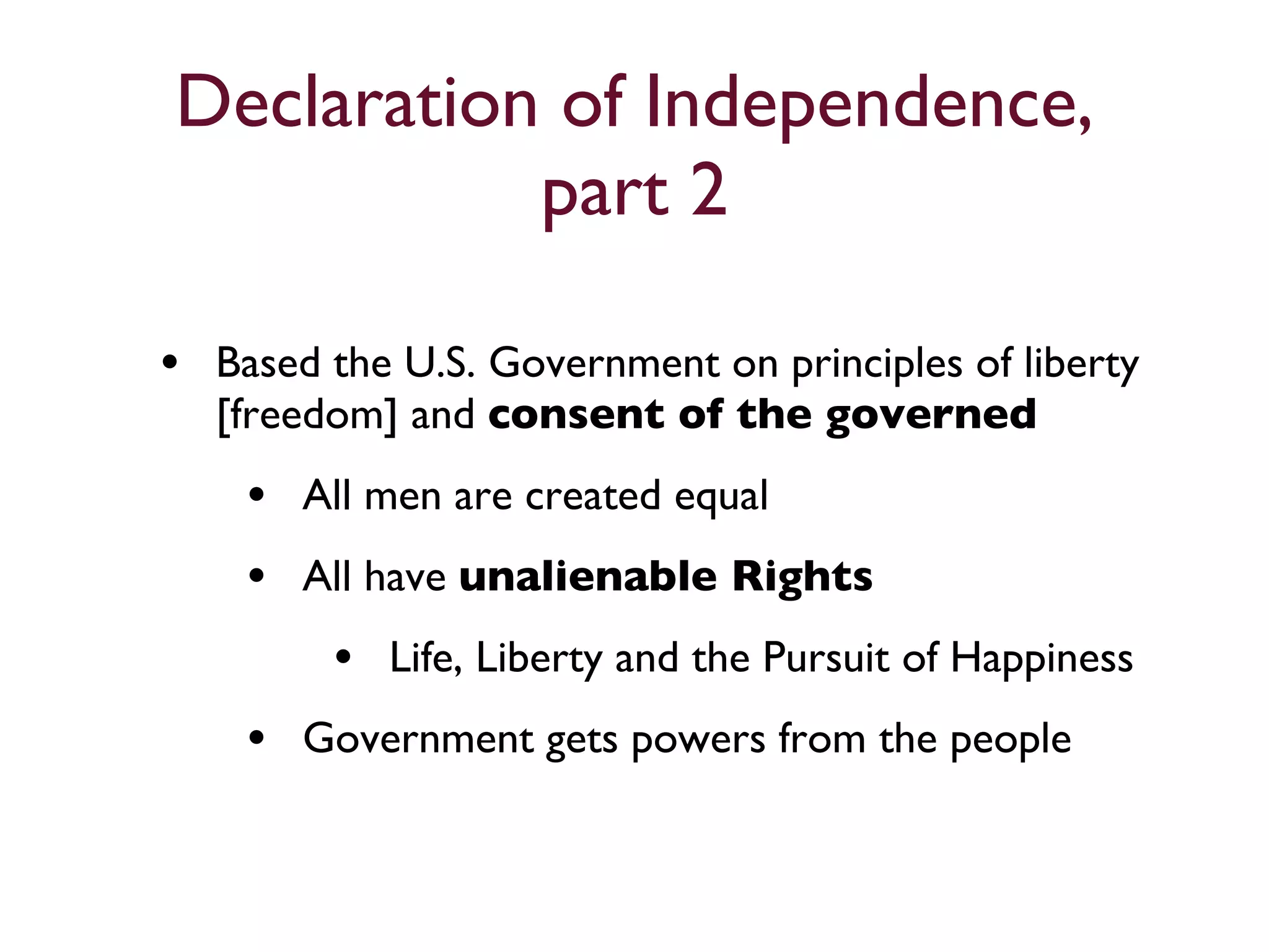 Declaration of Independence | PPT