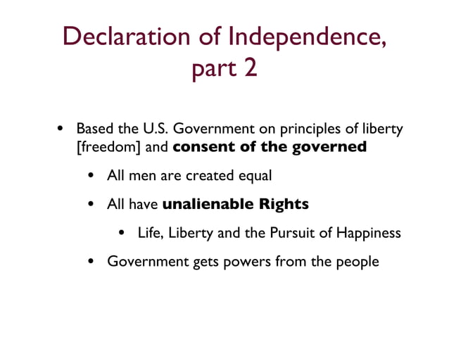 Declaration of Independence | PPT