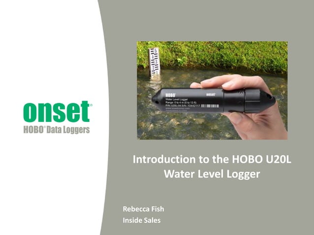 Introduction to the HOBO U20L Water Level Logger | PPT