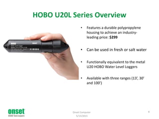 Introduction to the HOBO U20L Water Level Logger | PPTX