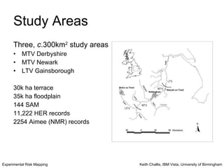 Experimental mapping of the risk of encountering buried archaeology | PPT