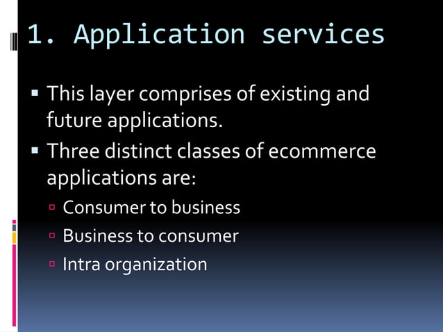 architecture framework for ecommerce | PPTX | Internet | Computing