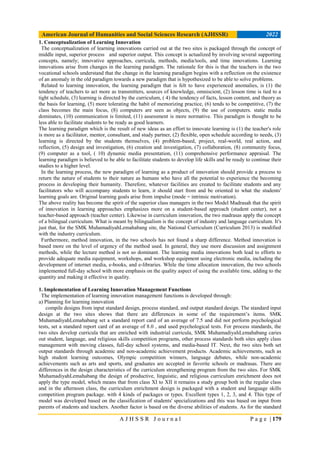 Implementation Teaching Factory Based Learning model in Cirebon Muhammadiyah Vocational School | PDF