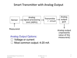 transmitters and signal conditioning element | PPTX