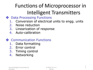 transmitters and signal conditioning element | PPT