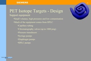 PET - General target theory, Isotope Targets | PPT
