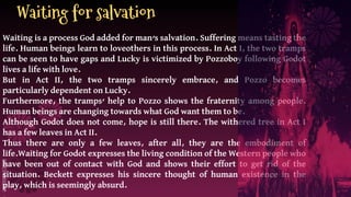 The Religious Meaning in Waiting for Godot 107 | PPTX