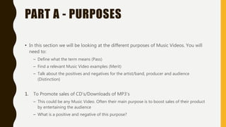 U29A1 - Music Video Production | PPT