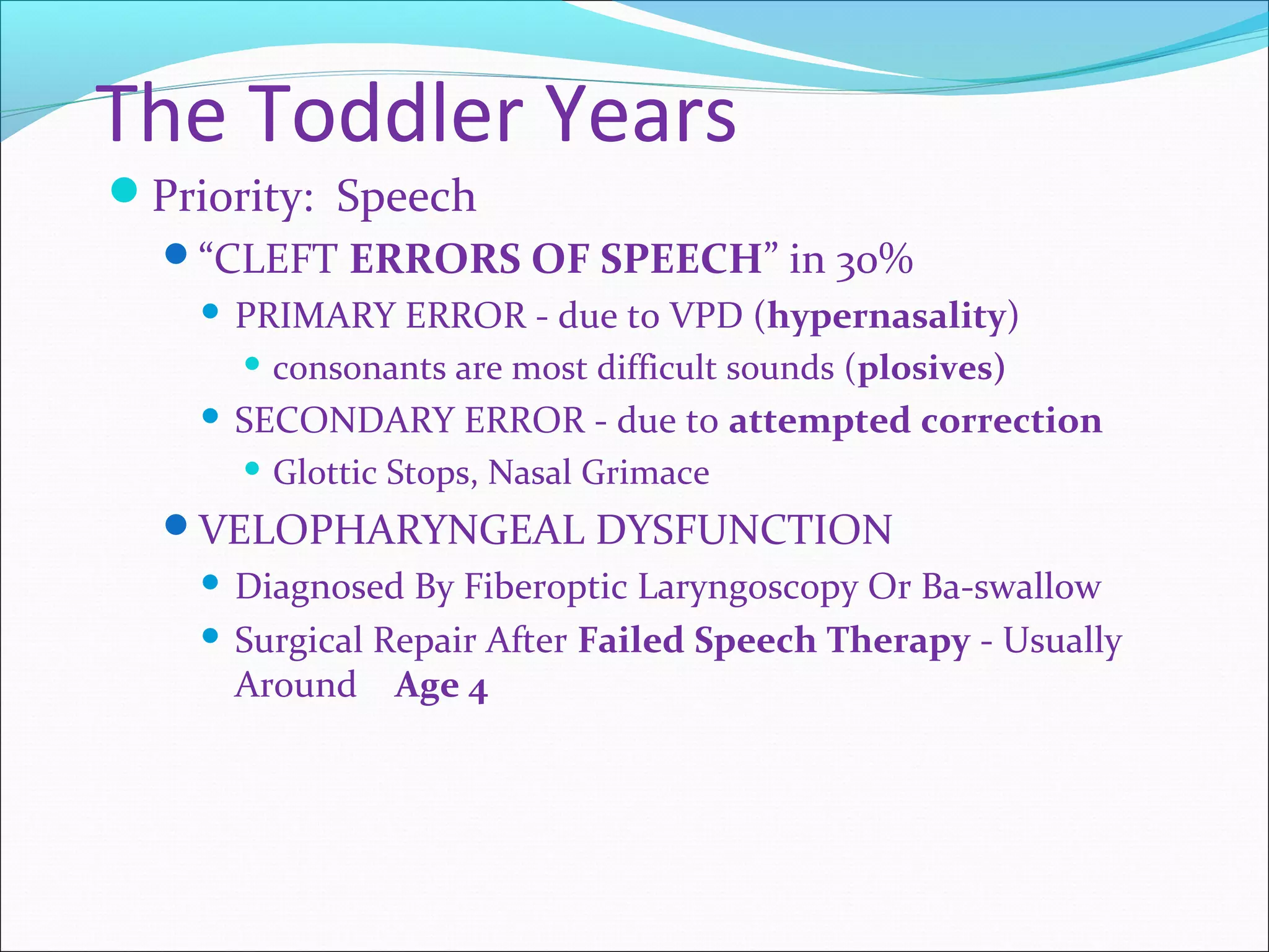 Clinical aspects of cleft lip and palate reconstruction 2 rec | PPT ...