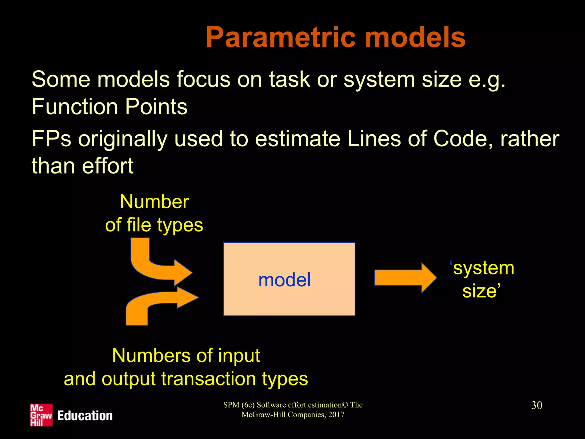 Chapter 05 Software effort estimation PartII_final | PDF | Computing | Technology & Computing