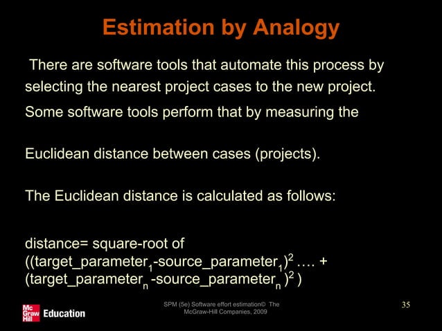 Chapter 05 Software effort estimation PartII_final | PDF | Computing | Technology & Computing