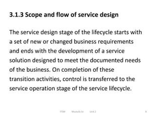 U2 chap1 itsm service design | PDF | Information Services Industry ...