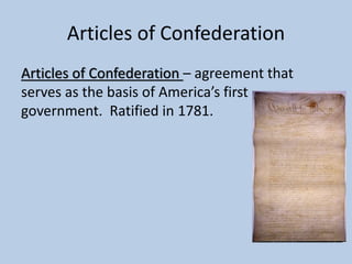 U2 d5 the articles of confederation | PPT