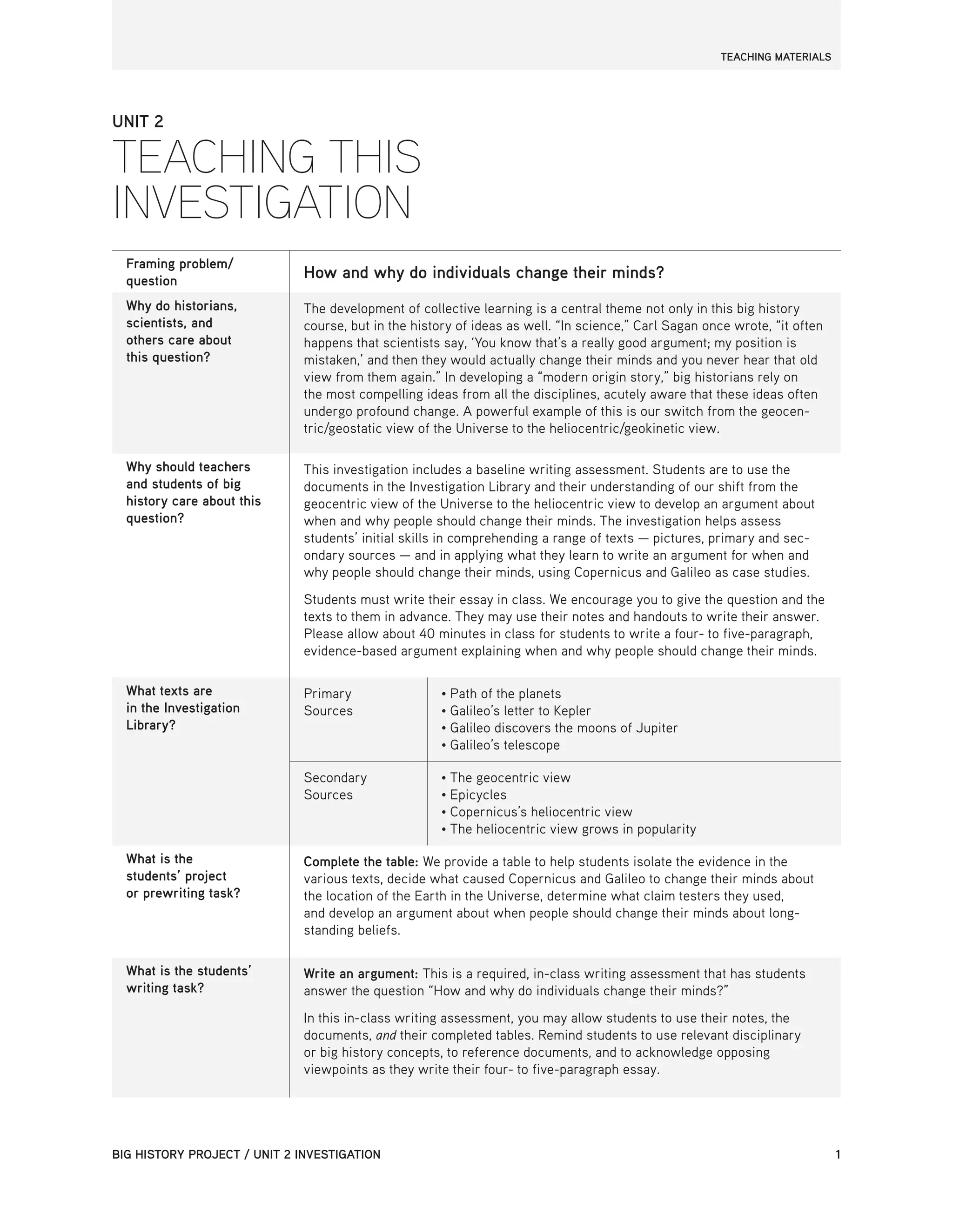 Investigation: How and Why Do Individuals Change Their Minds? | PDF