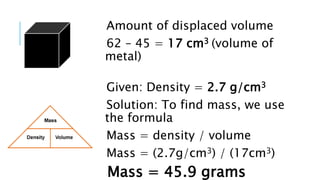Unit 2, Lesson 2.1 - Properties of Matter (Part One) | PPTX