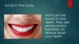 Unit 2, Lesson 2.8 - Acids, Bases, and Salts | PPTX | Chemistry | Science