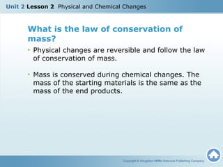 U2L2 - Physical and Chemical Changes | PPT