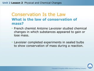 U2L2 - Physical and Chemical Changes | PPT