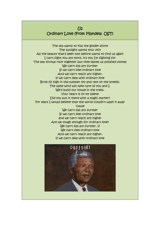 U2 _ Nelson Mandela | PDF