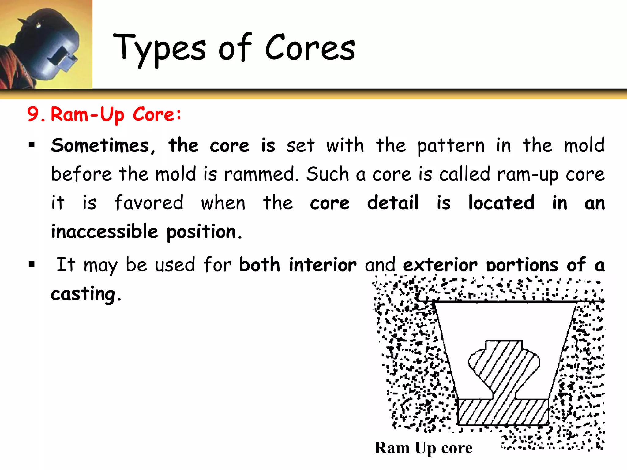 U2 p3 core, core prints and chaplets | PDF