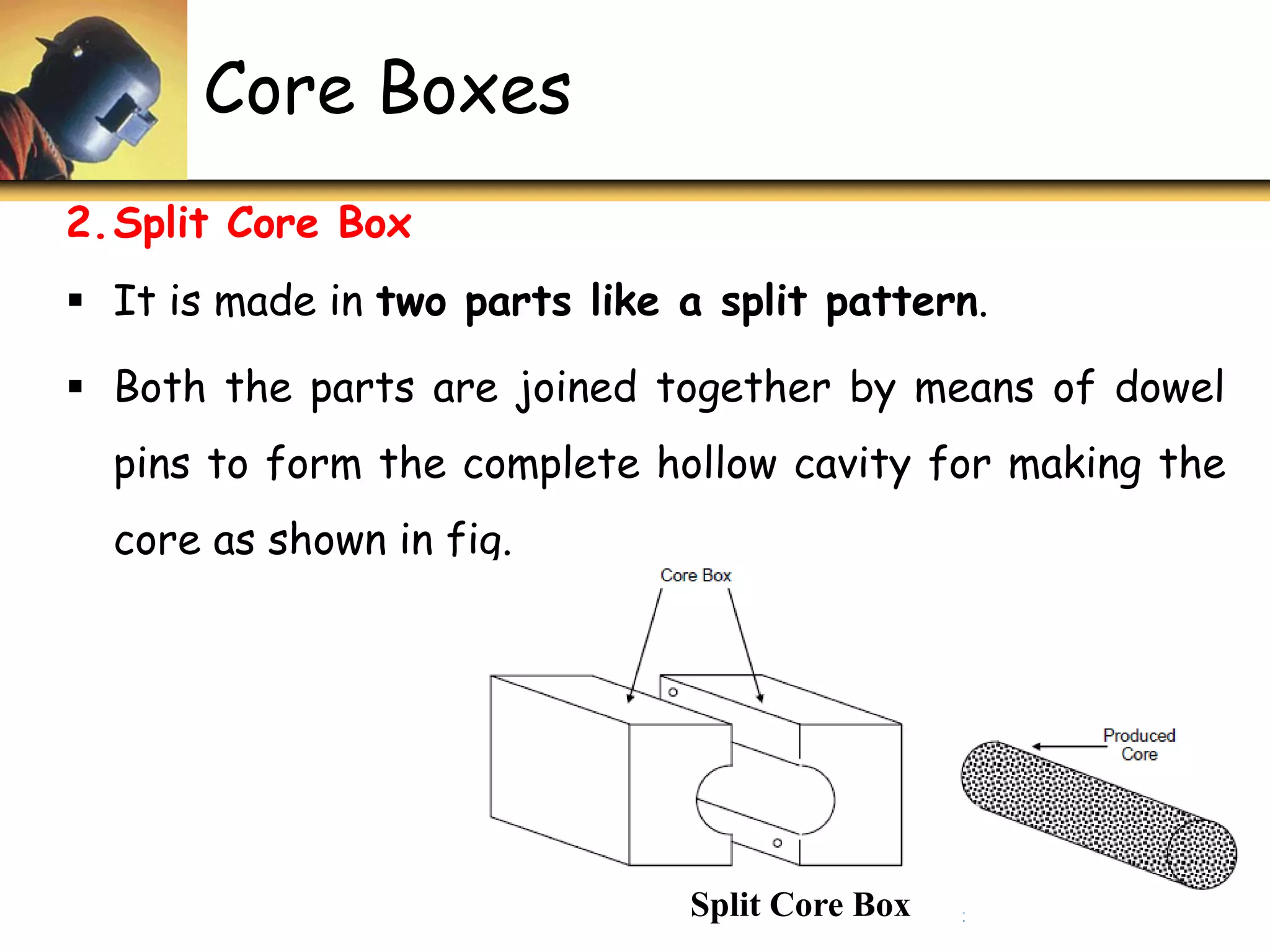 U2 p3 core, core prints and chaplets | PDF