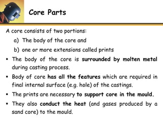 U2 p3 core, core prints and chaplets | PDF